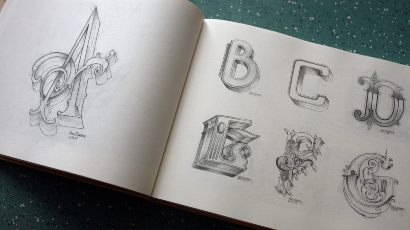 Noel B. Weber – Lettering Artist