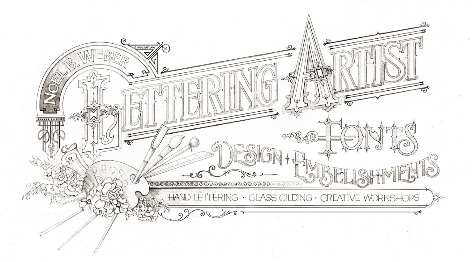 Noel B. Weber – Lettering Artist